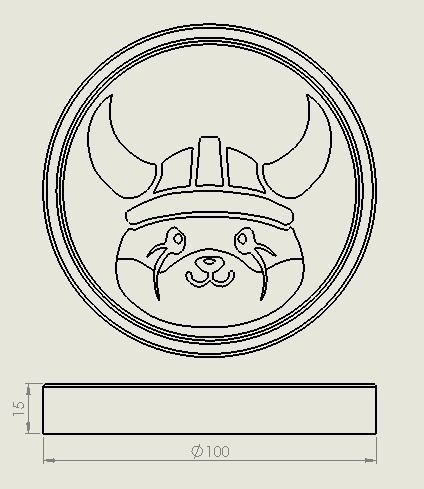 FLOKI 3D Part STL and IGES 3D print model 3D model 3D printable | CGTrader