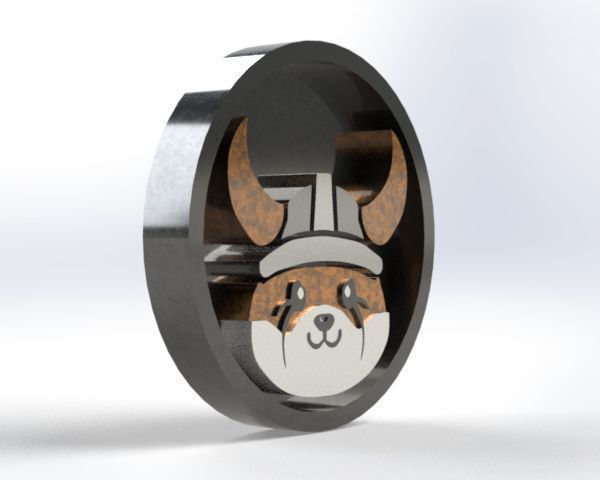 FLOKI 3D Part STL and IGES 3D print model 3D model 3D printable | CGTrader