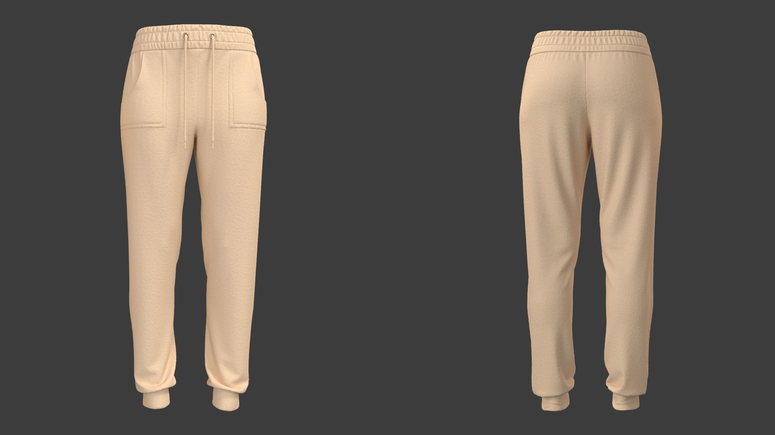 13 Women Basic Pants 3D model | CGTrader