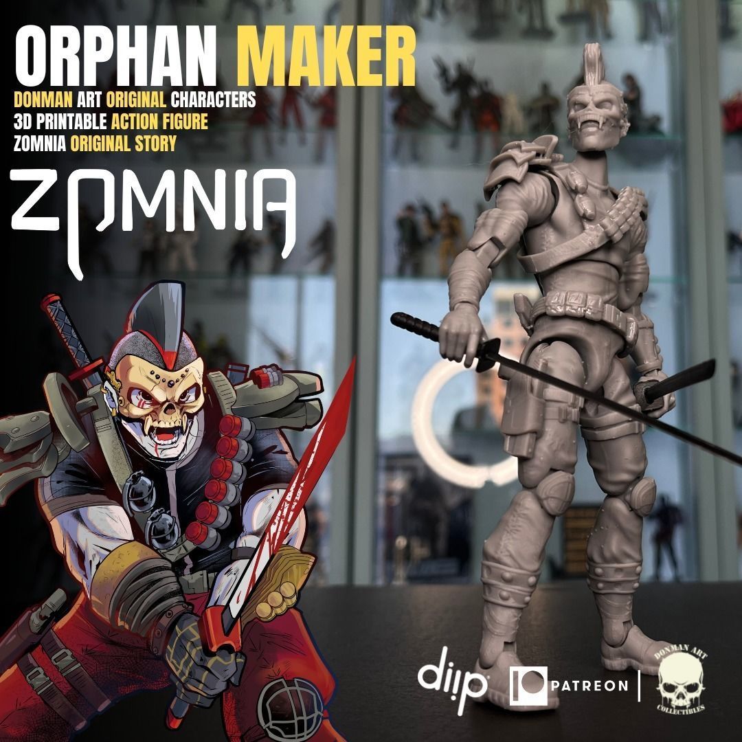 Orphan Maker - complete 3D printable Action Figure 3D model 3D ...