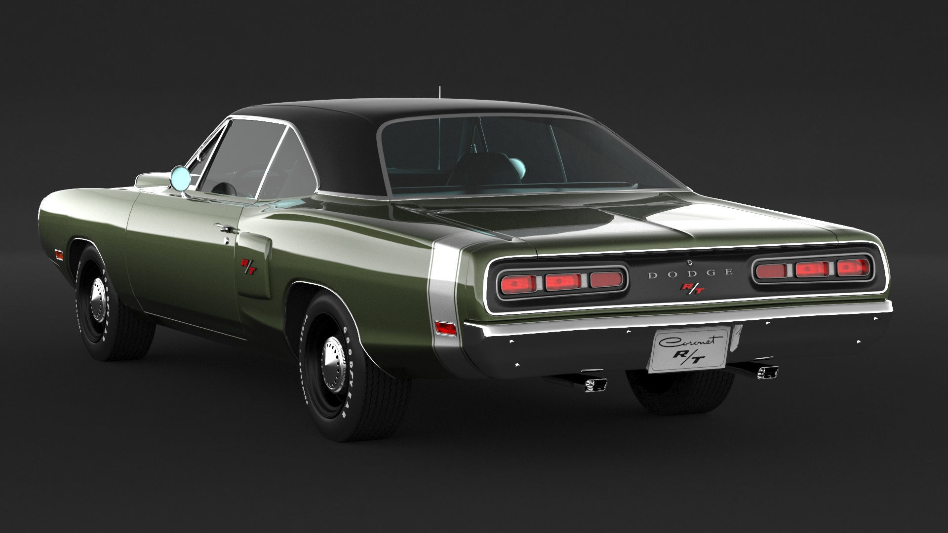 1970 Dodge Coronet RT 3D model | CGTrader
