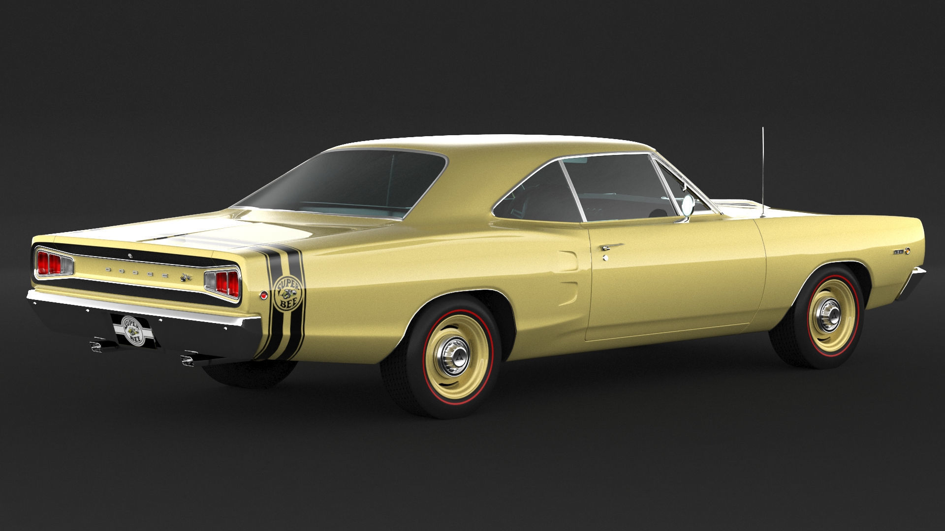 1968 Dodge Coronet Super Bee 3D model | CGTrader