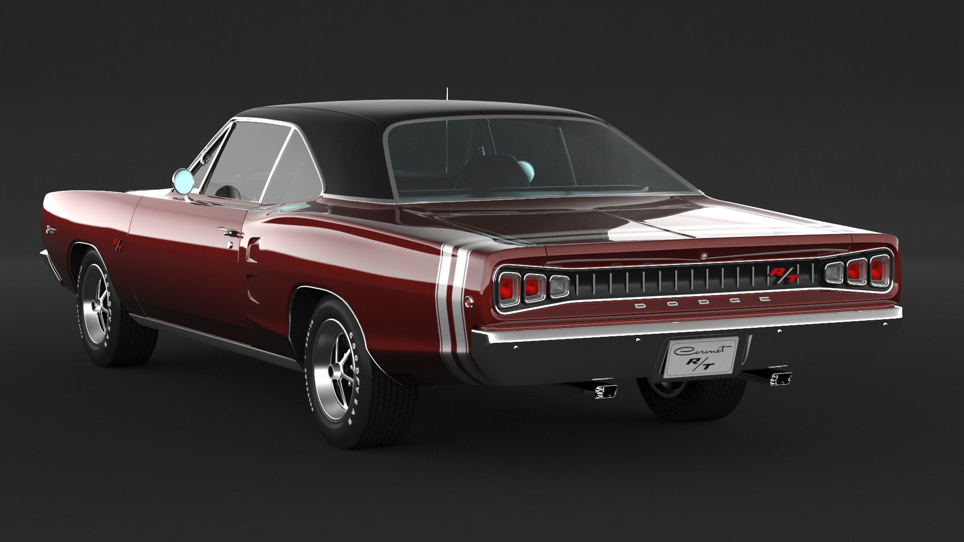 1968 Dodge Coronet RT 3D model | CGTrader