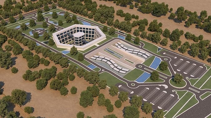 0137 - Architecture Project 3D model | CGTrader