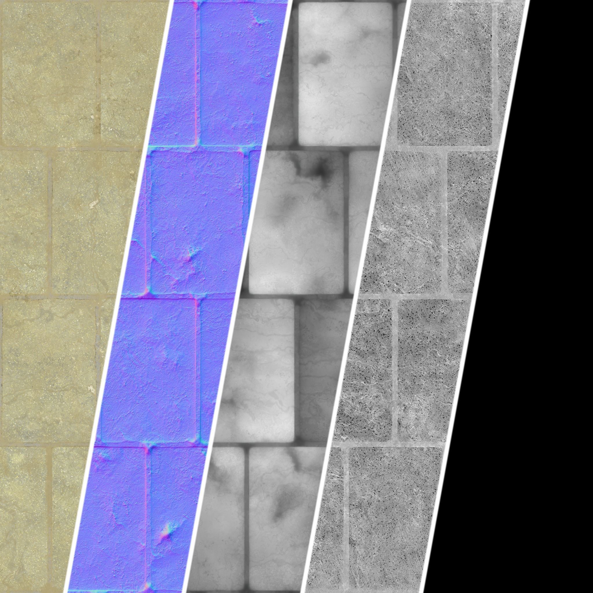 Stone Wall Materials 55- By Sbsar Pbr 4k Seamless Texture | CGTrader
