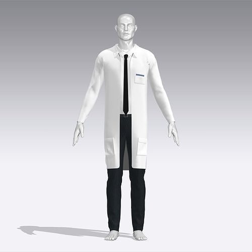 3D model Doctor Outfit VR / AR / low-poly | CGTrader