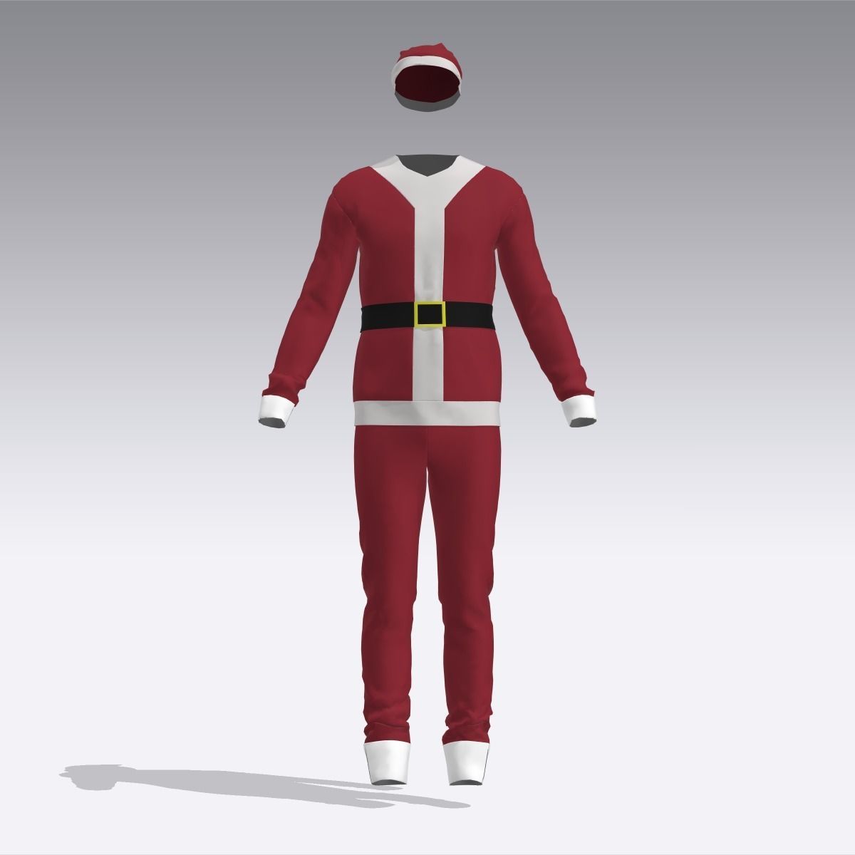 3D model Santa Claus Outfit VR / AR / low-poly | CGTrader