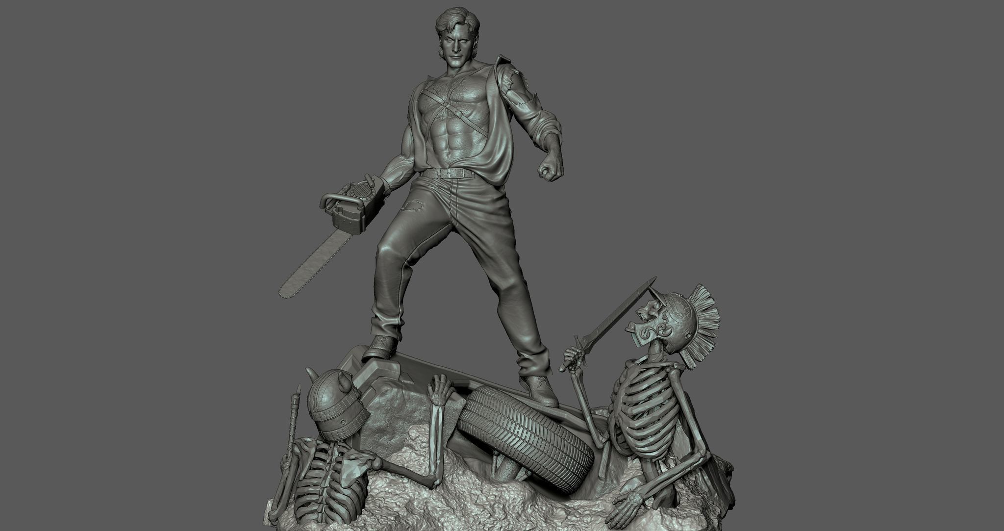 Ash vs Evil Dead 3D model 3D printable | CGTrader