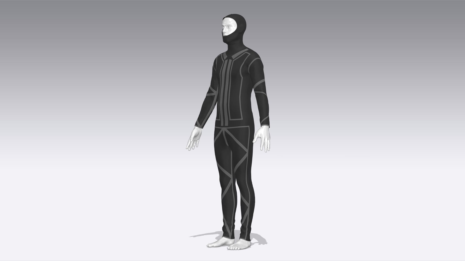 3D model Diver Uniform VR / AR / low-poly | CGTrader