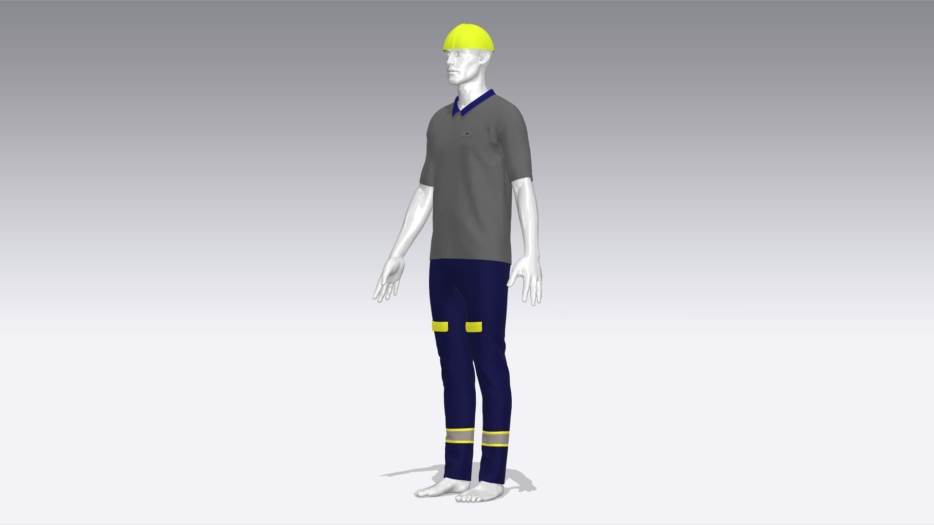 3D model Construction Worker Cloth VR / AR / low-poly | CGTrader