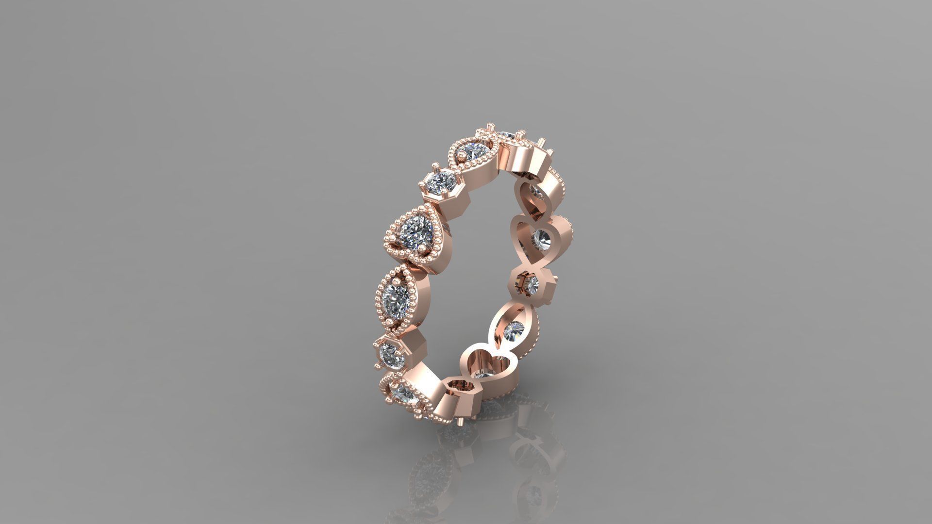 Solitaire Ring Version 1 SR54 3D model | CGTrader
