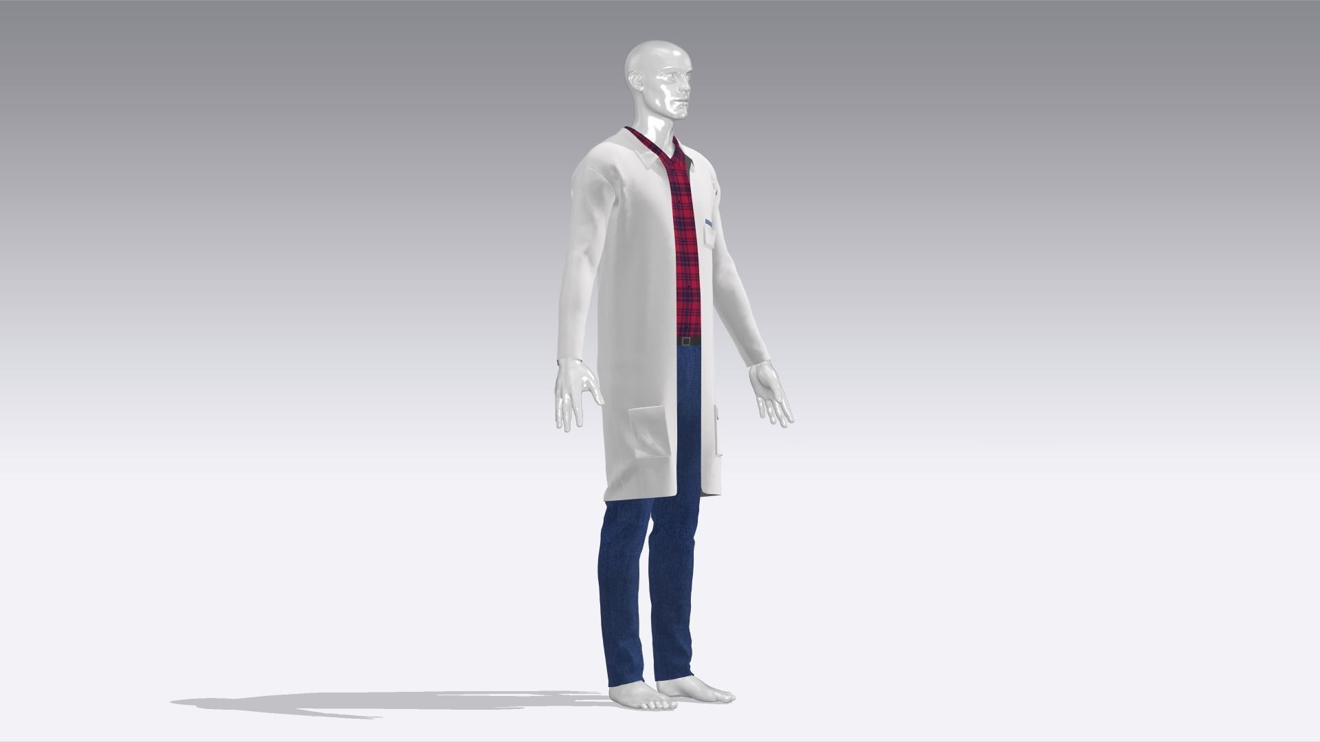 3D model Scientist Uniform VR / AR / low-poly | CGTrader
