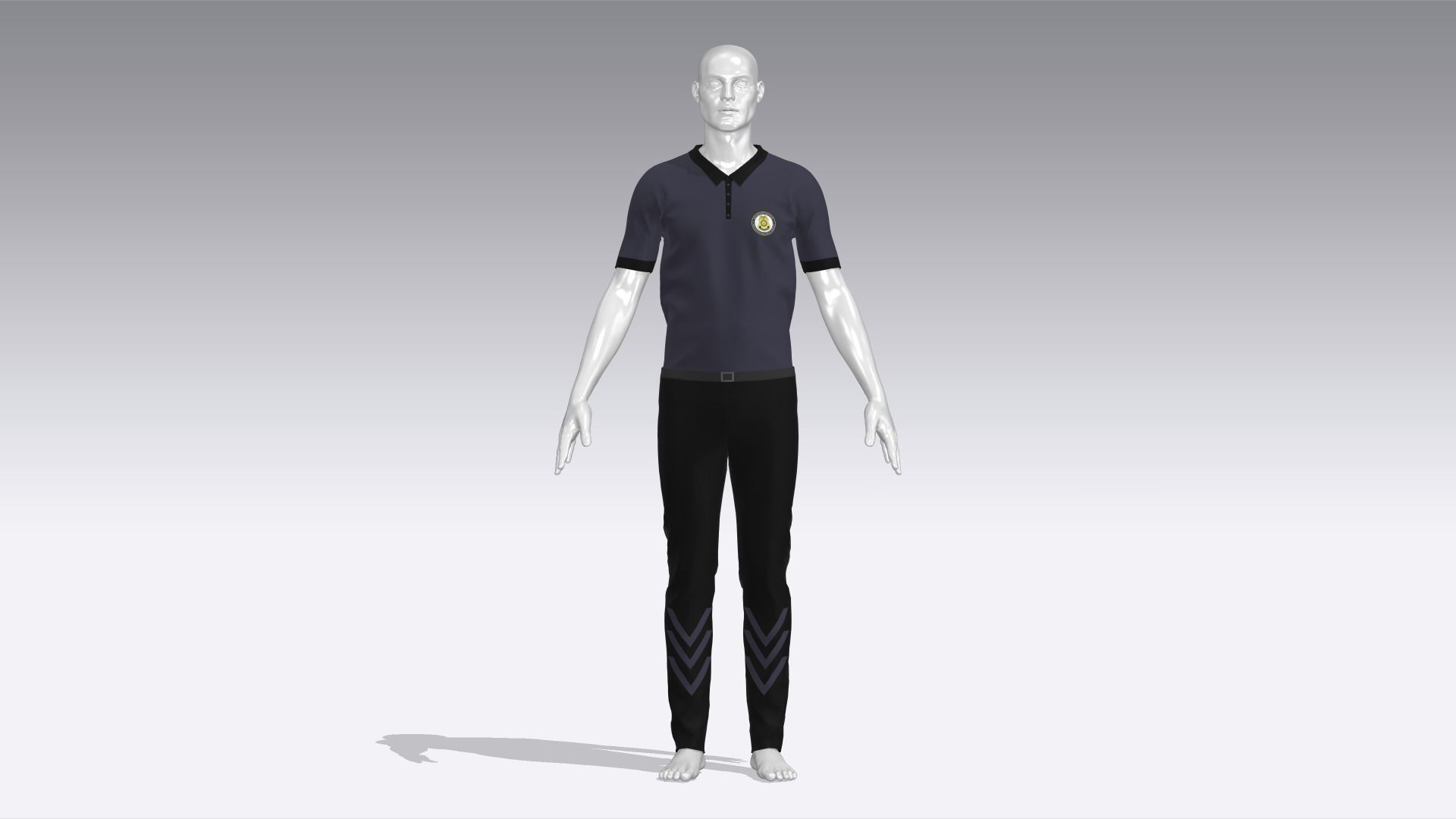 3D model Guard Uniform VR / AR / low-poly | CGTrader