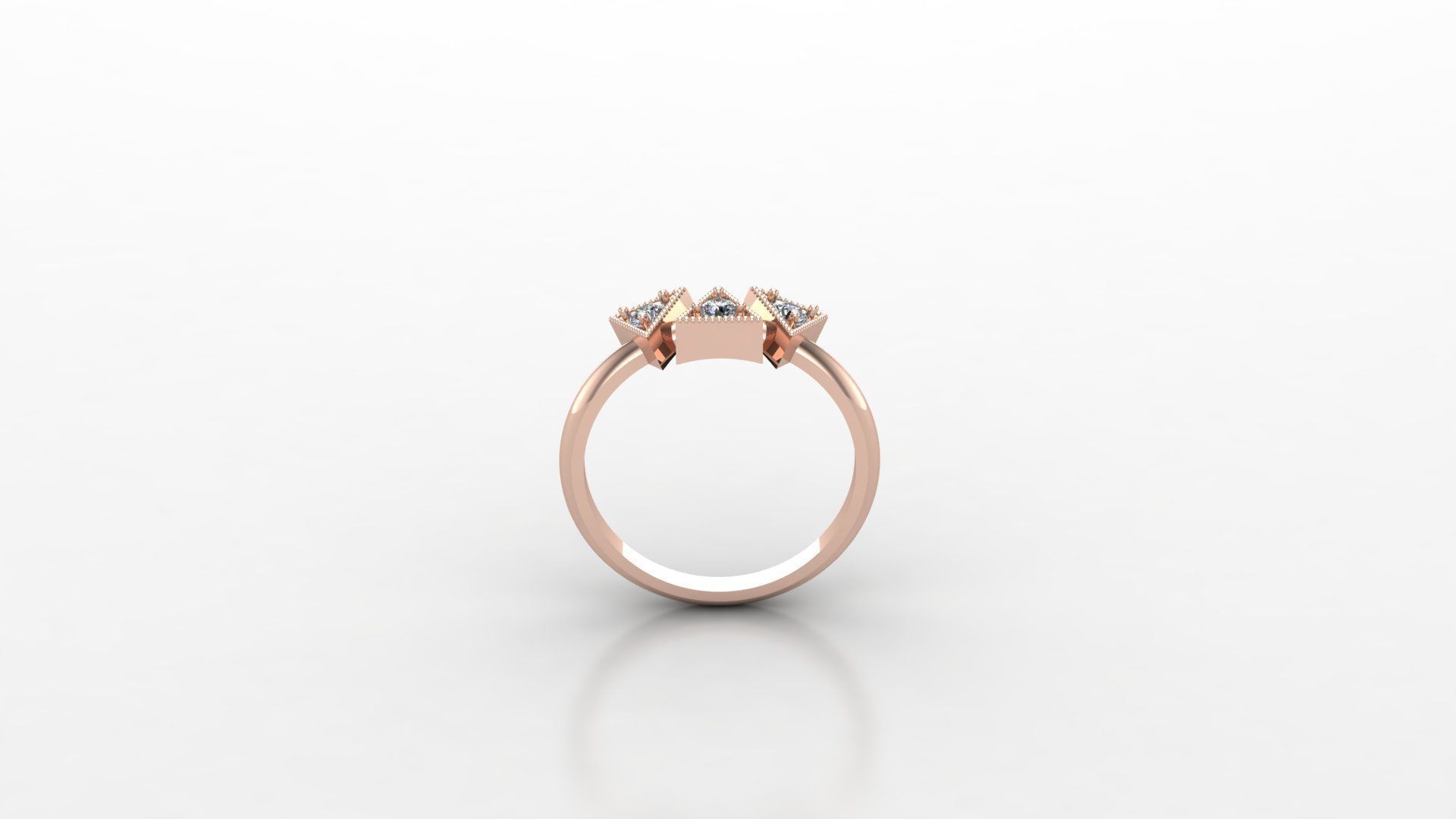 Solitaire Ring Version 1 SR37 3D model | CGTrader