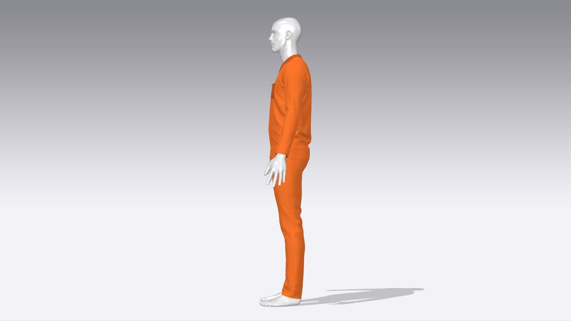 3D model Prisoner Clothes VR / AR / low-poly | CGTrader