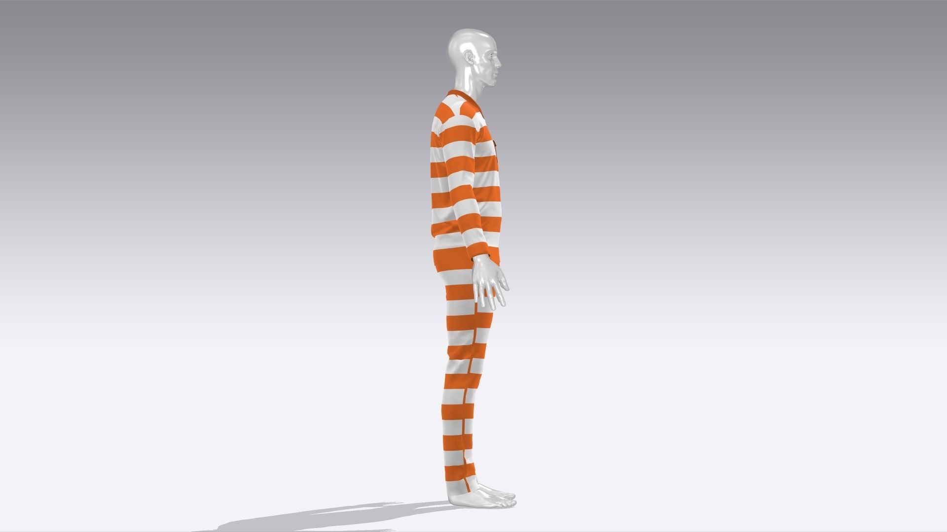 3D model Prisoner Costume VR / AR / low-poly | CGTrader