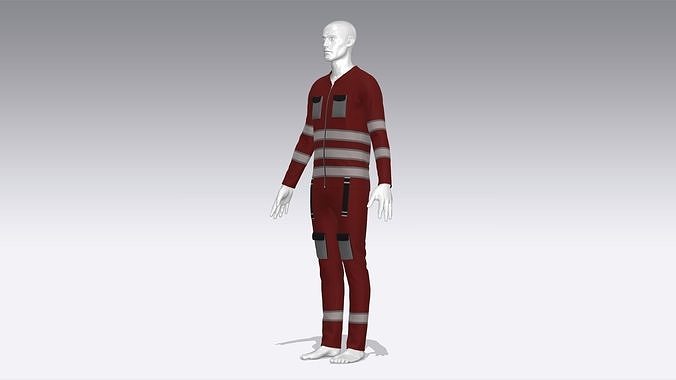 3D model Climber Clothes VR / AR / low-poly | CGTrader