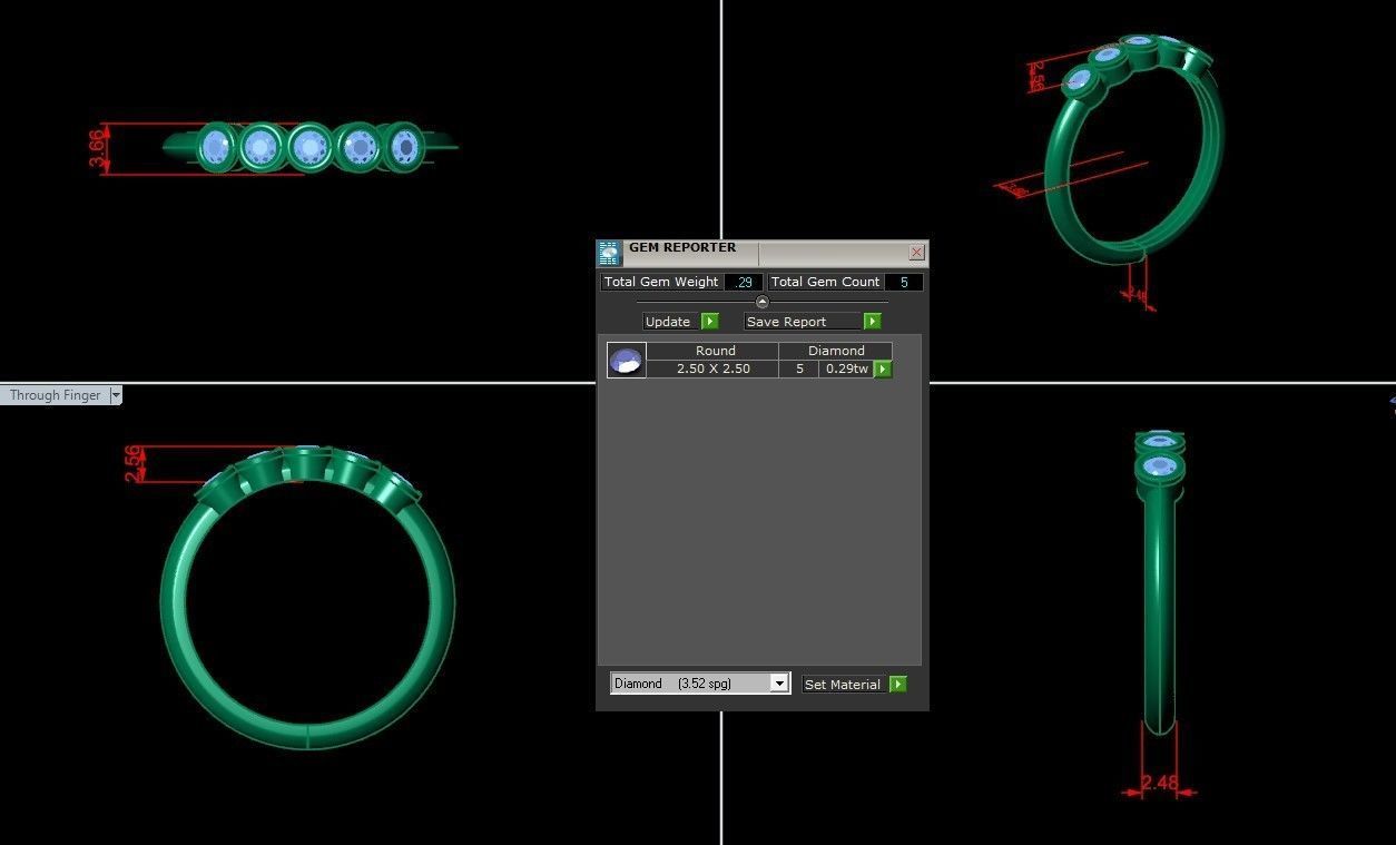 Solitaire Ring SR1 Version 1 3D model | CGTrader