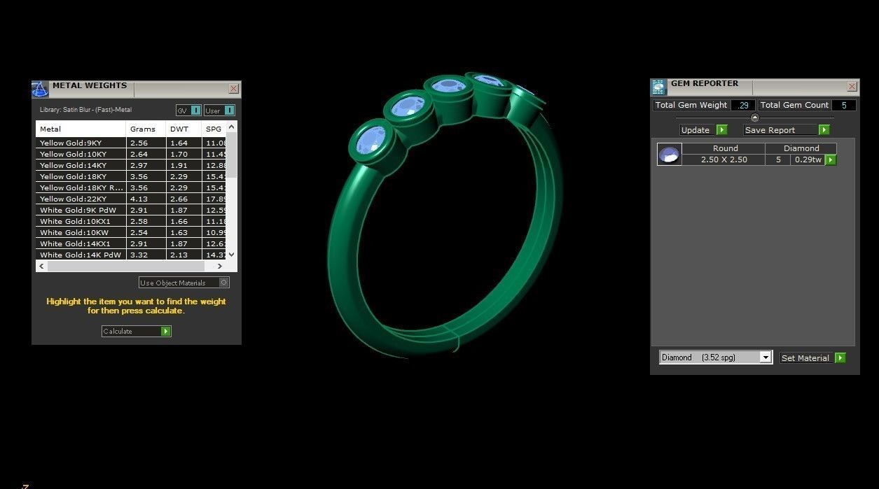 Solitaire Ring SR1 Version 1 3D model | CGTrader