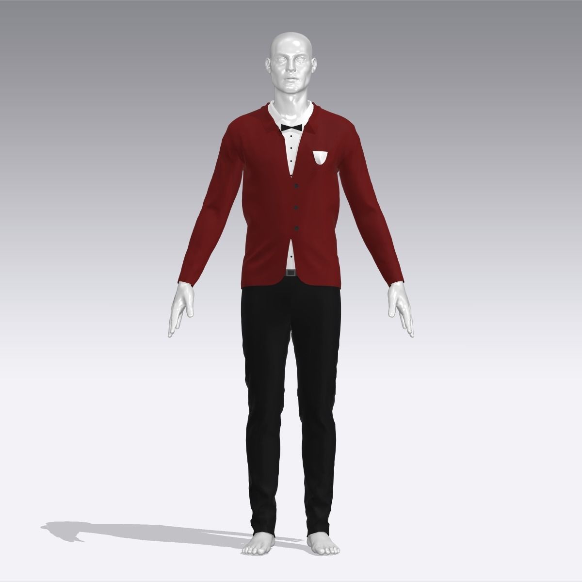 3D model Servant Clothes VR / AR / low-poly | CGTrader