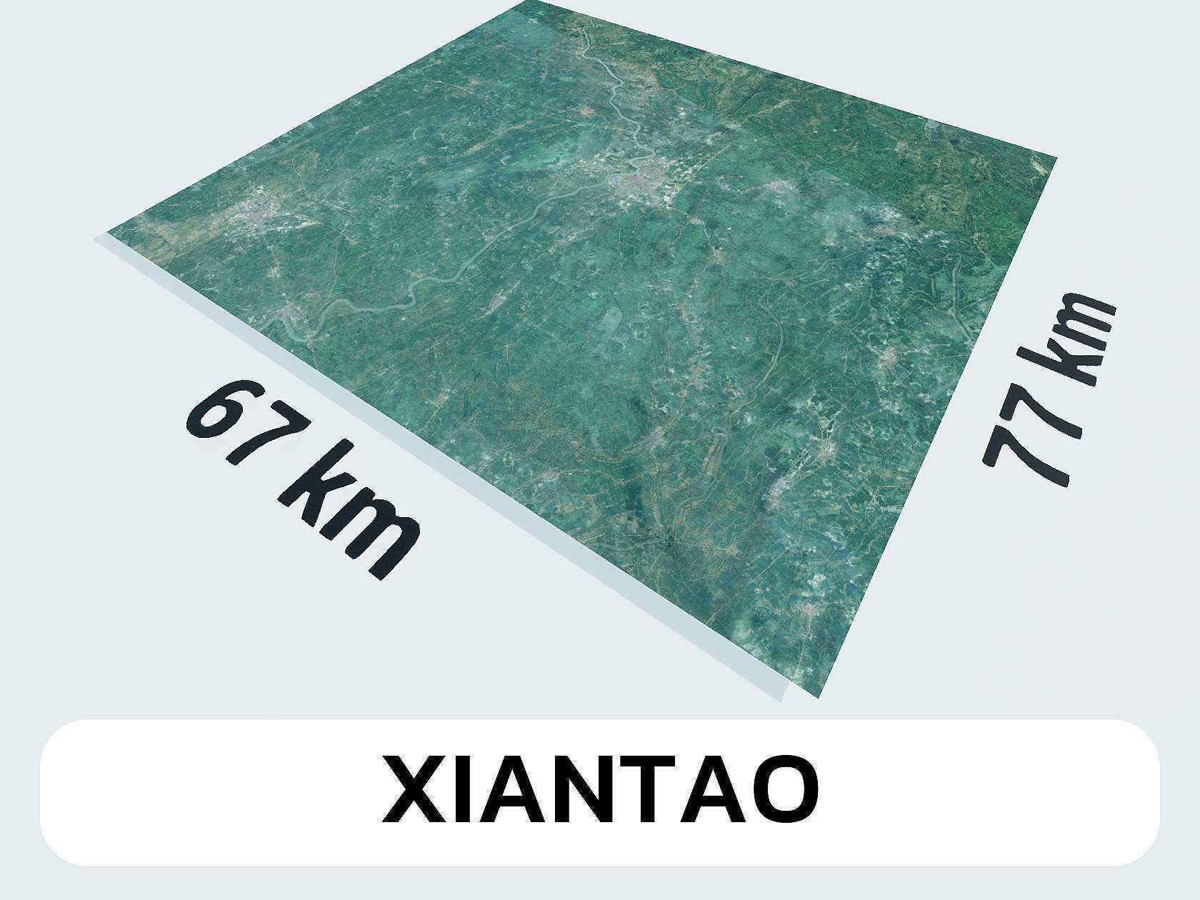 Xiantao China City Landscape 3D Model 3D model | CGTrader