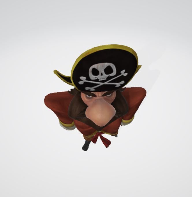 realistic pirate 3d mdel 3D model | CGTrader