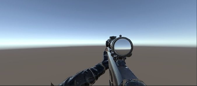 Free sniper controller free 3D model animated | CGTrader