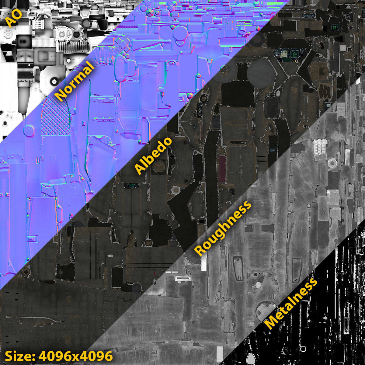 3D model AH-64 Apache VR / AR / low-poly | CGTrader