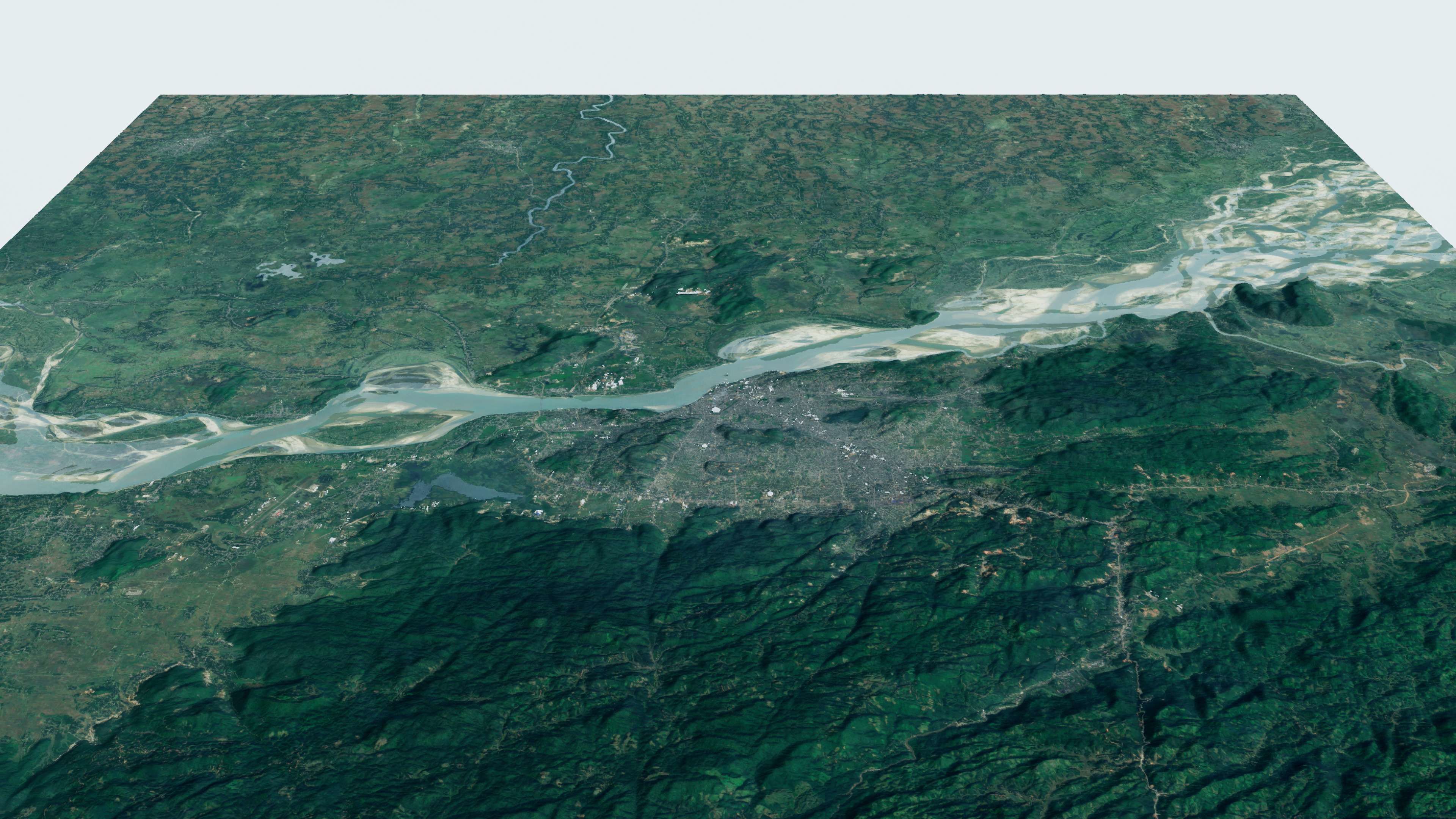 Guwahati India City Landscape 3D Model 3D model | CGTrader