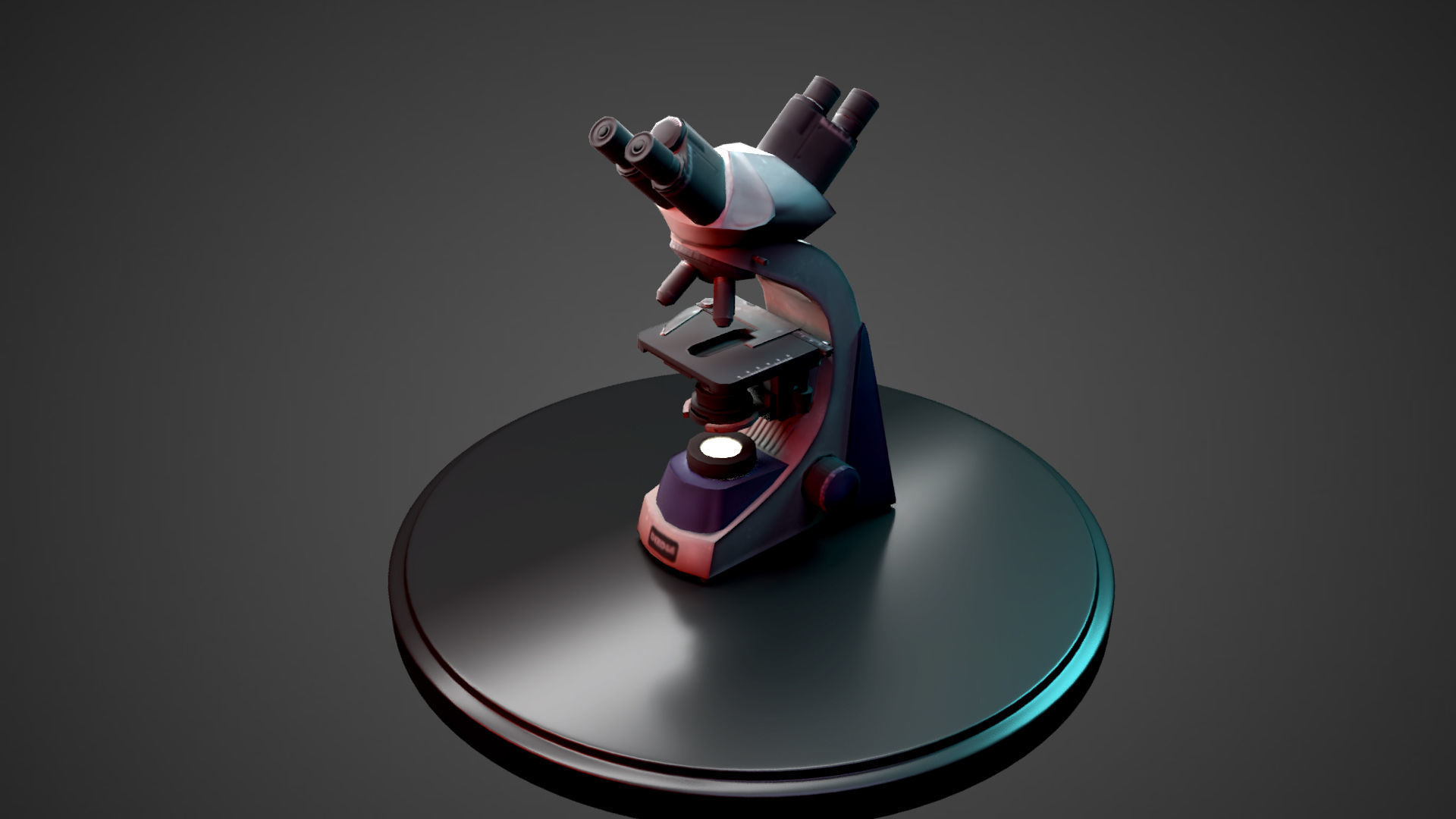 3D model Microscope VR / AR / low-poly | CGTrader