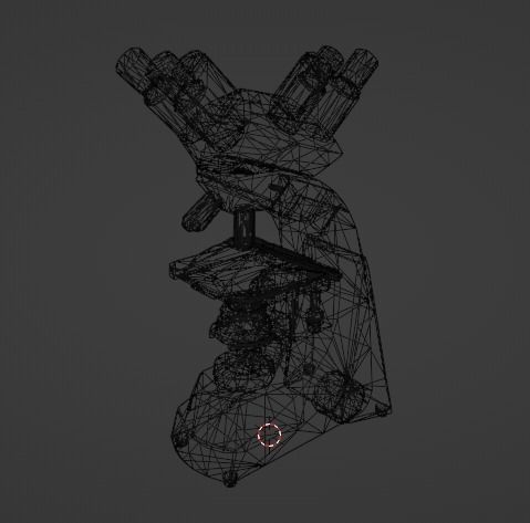 3D model Microscope VR / AR / low-poly | CGTrader