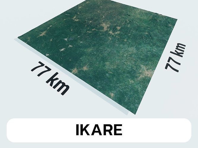 Ikare Nigeria City Landscape 3D Model 3D model | CGTrader