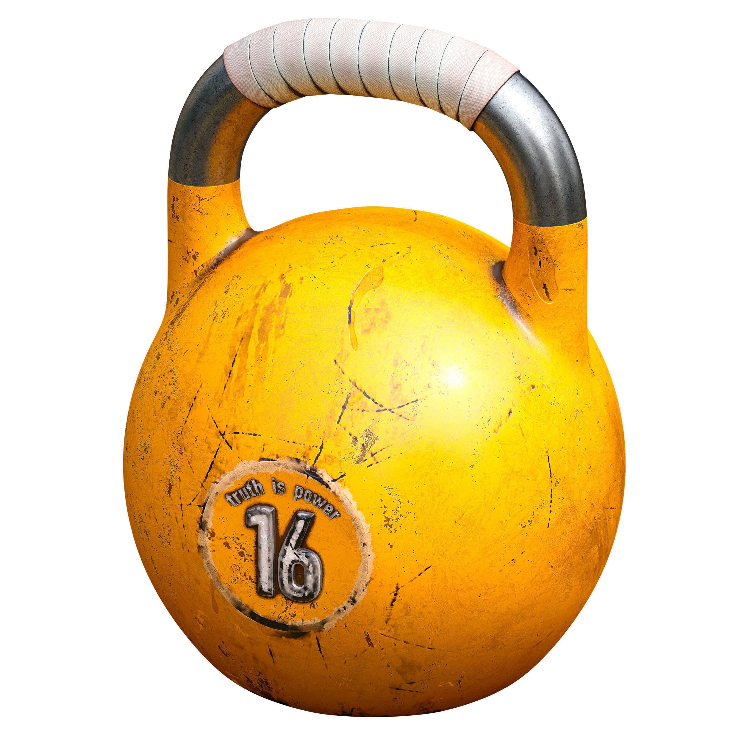 Old weights worn out - set 3D model | CGTrader