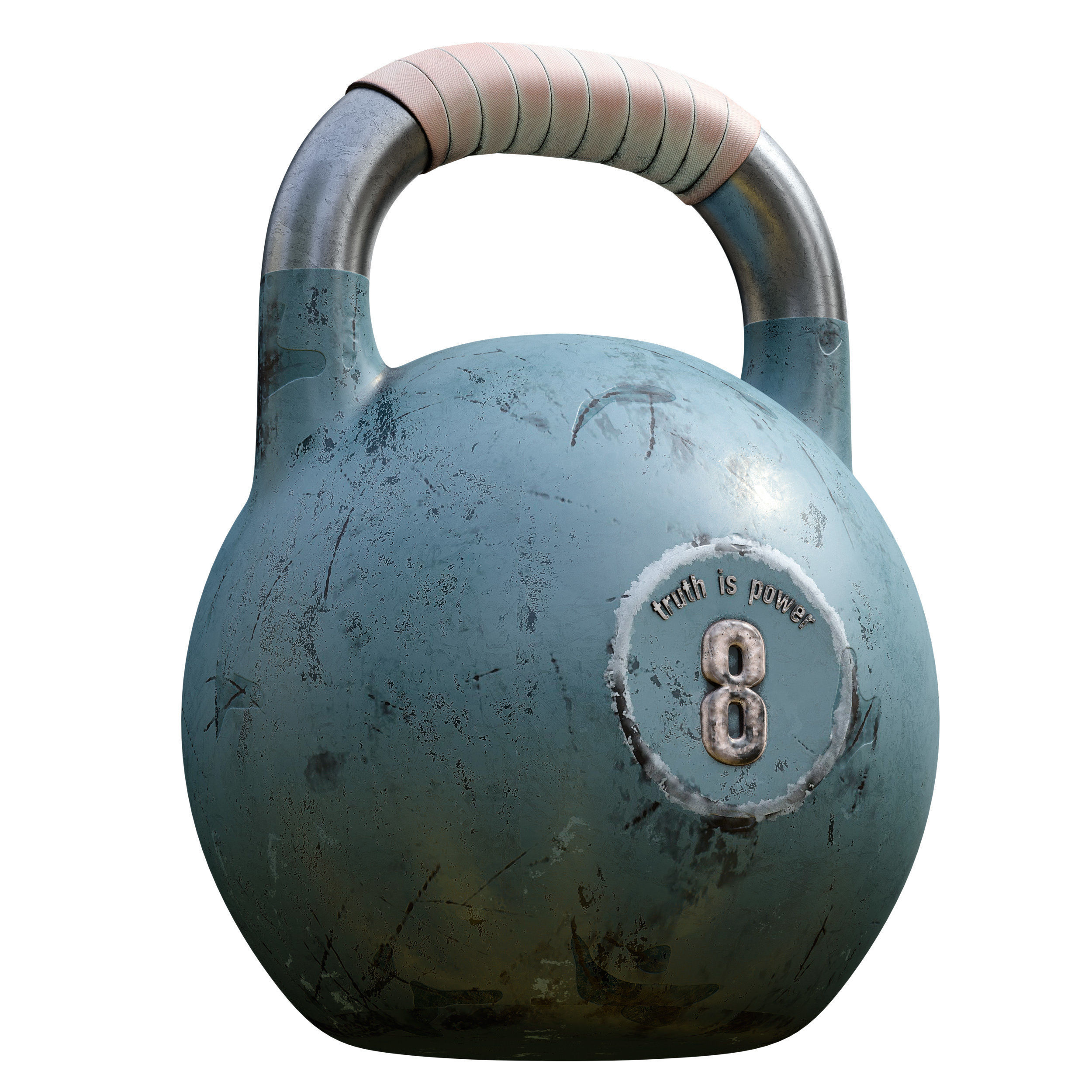 Old weights worn out - set 3D model | CGTrader