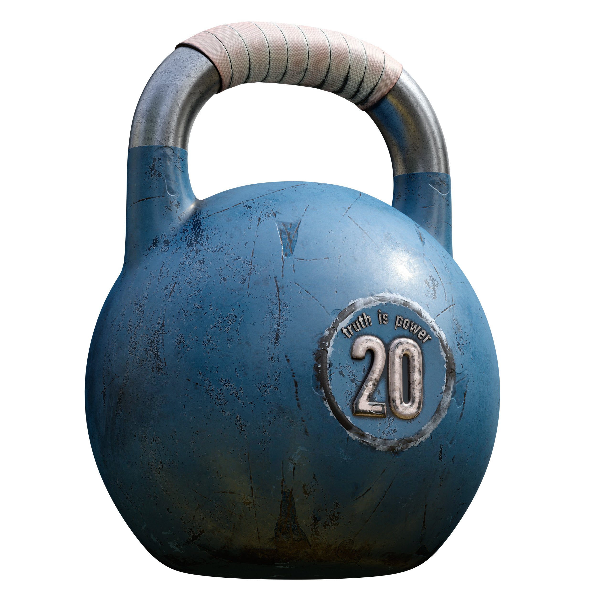 Old weights worn out - set 3D model | CGTrader