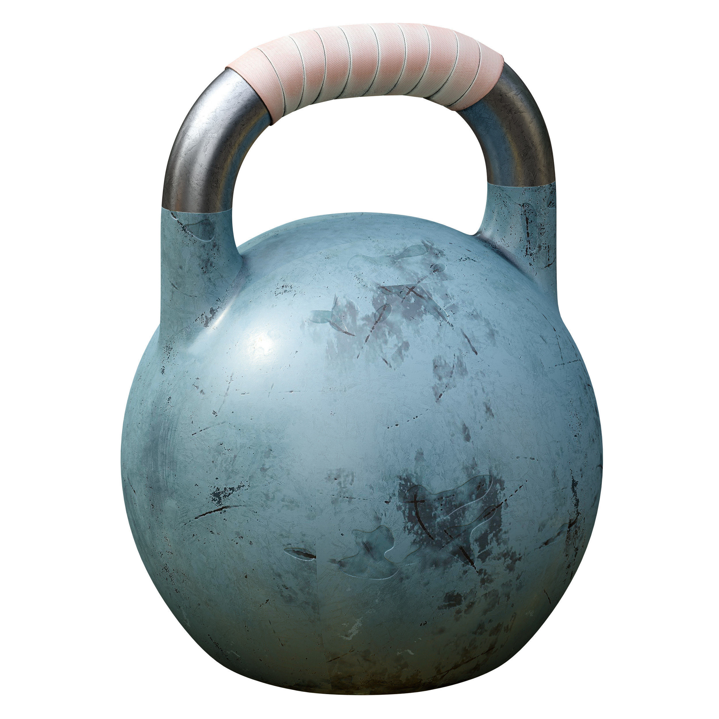 Old weights worn out - set 3D model | CGTrader
