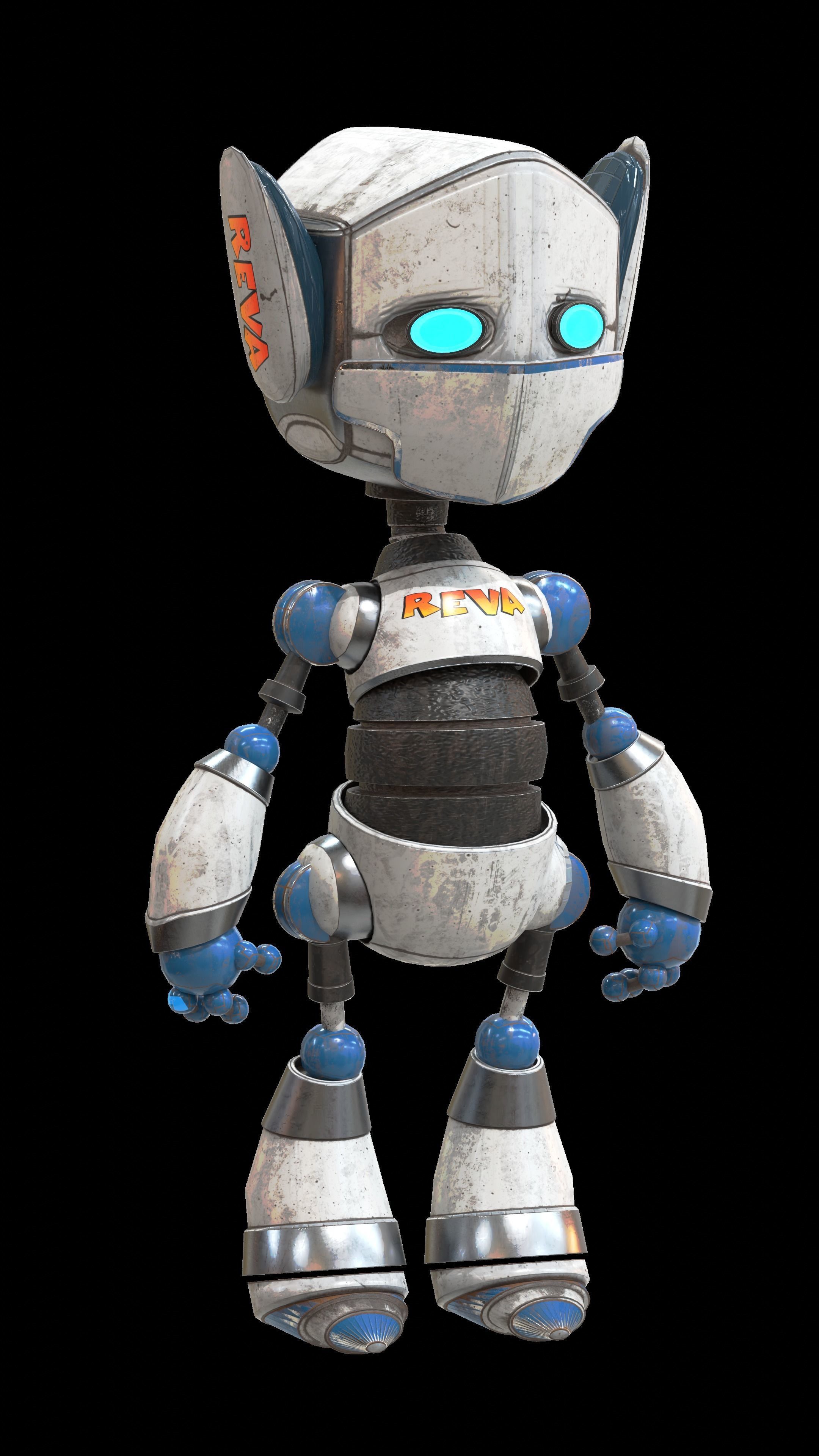 3D model Astro bot Reva VR / AR / low-poly | CGTrader