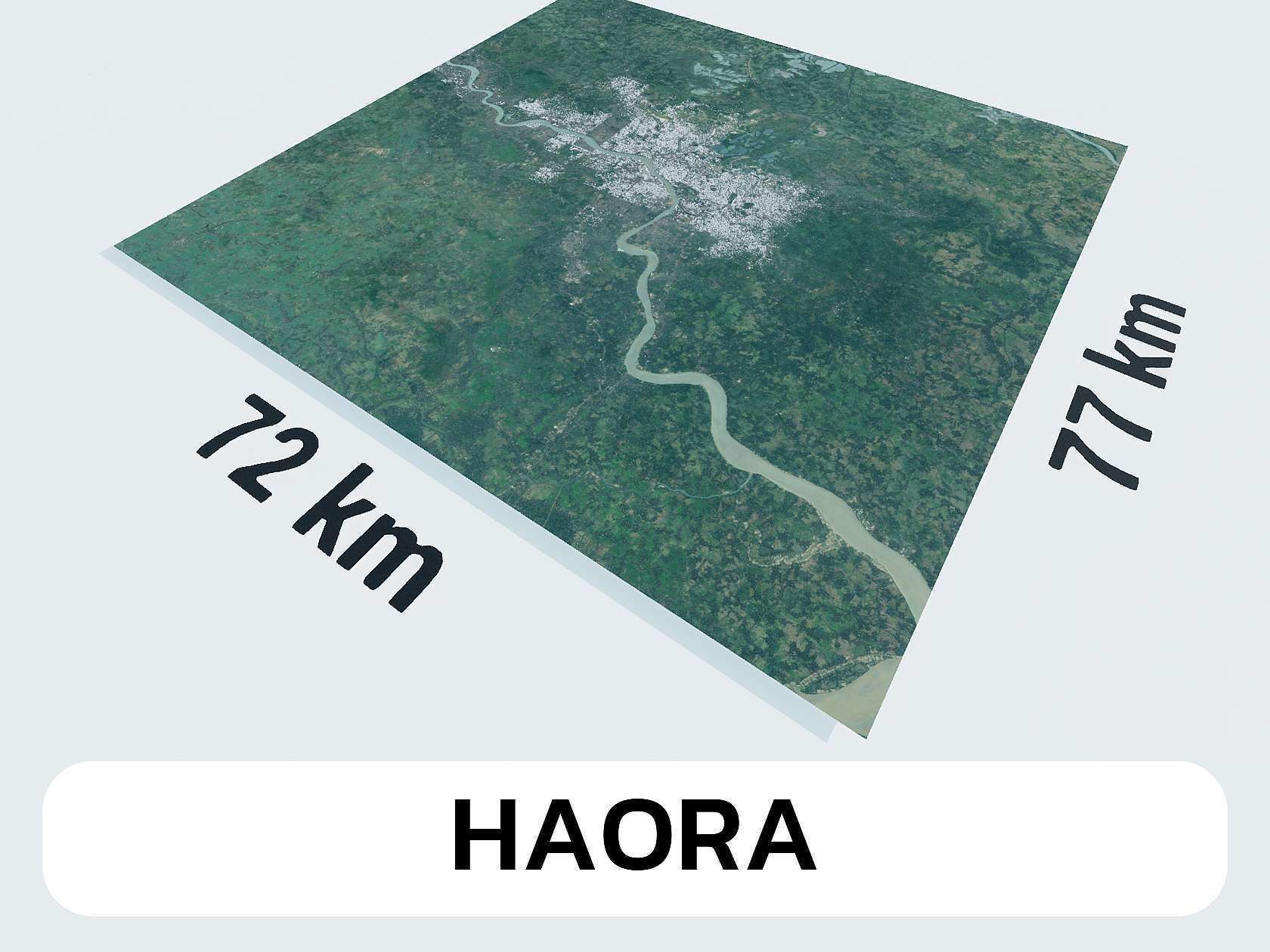 Haora India City Landscape 3D Model 3D model | CGTrader