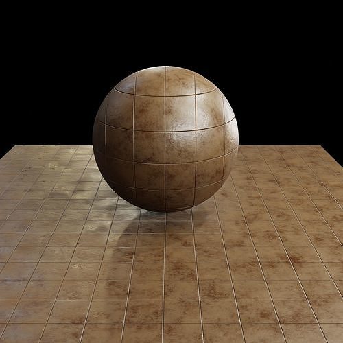 Procedural Tile Floor Material free 3D model | CGTrader
