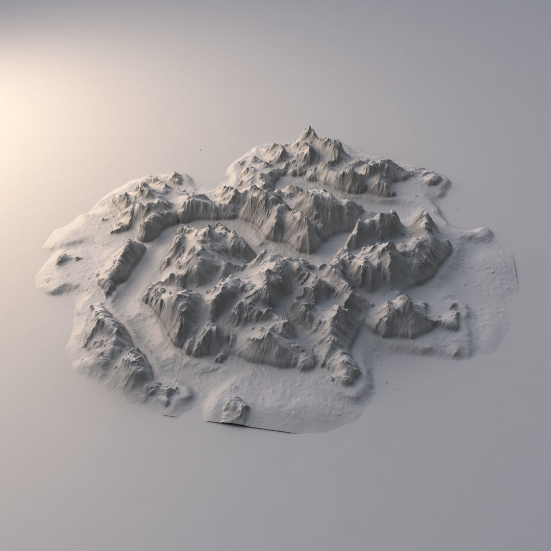 3D model Tropical Island Terrain 2 VR / AR / low-poly | CGTrader
