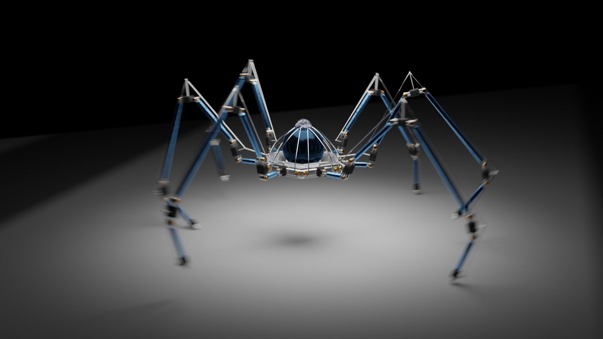 Sci-Fi Mechanical Walking Robot free 3D model animated | CGTrader