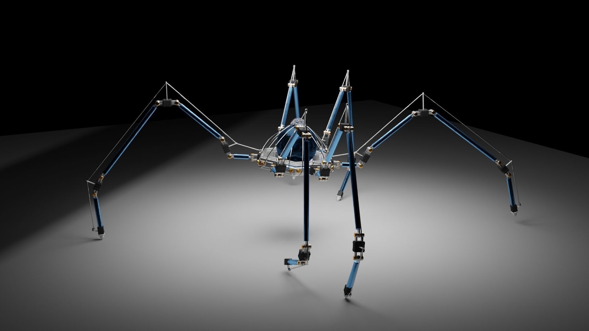 Sci-Fi Mechanical Walking Robot free 3D model animated | CGTrader