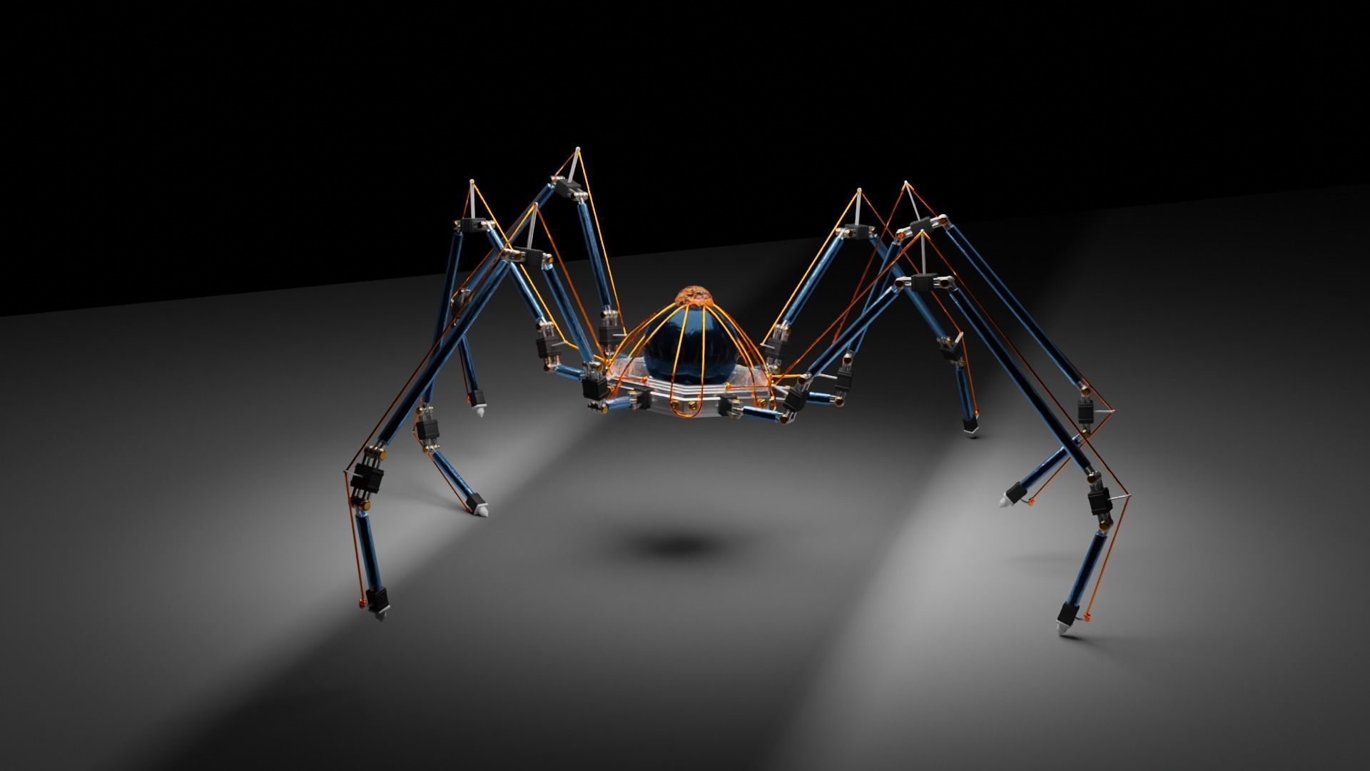 Sci-Fi Mechanical Walking Robot free 3D model animated | CGTrader