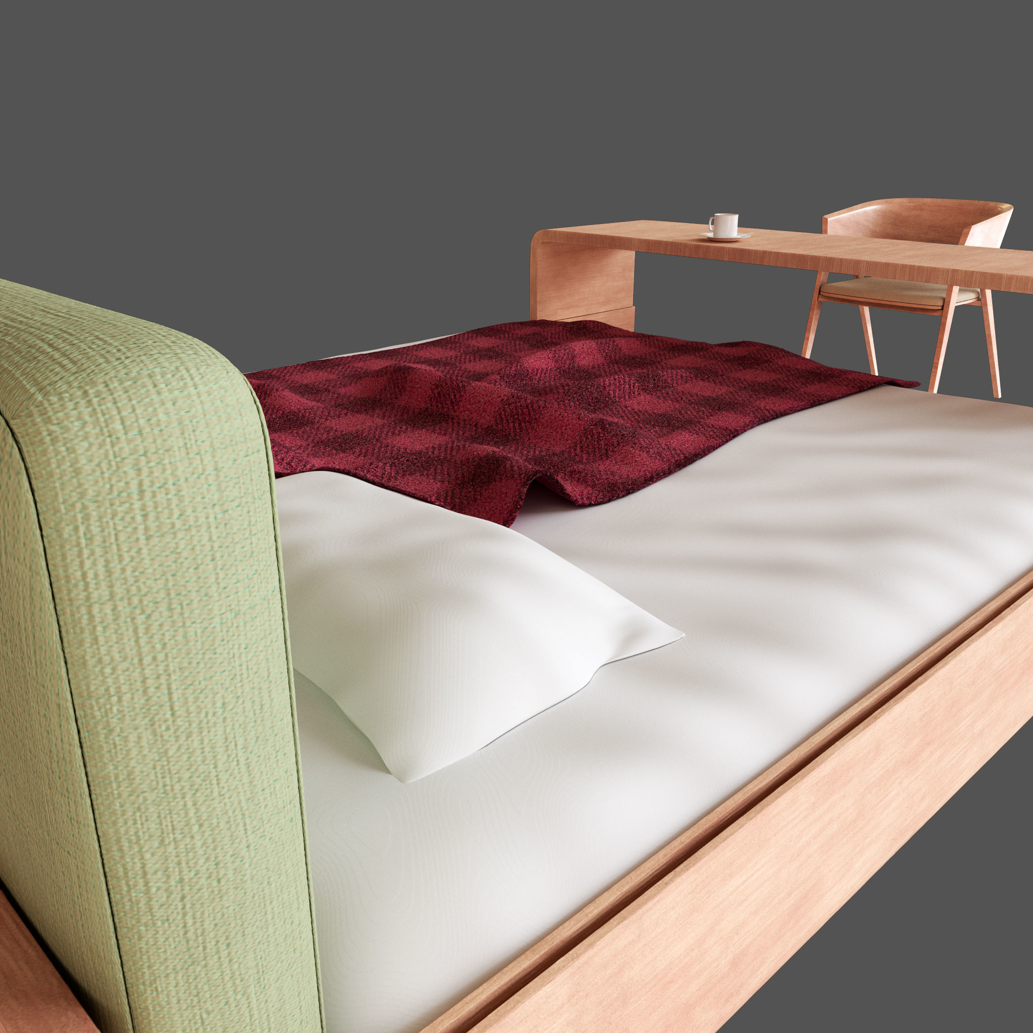 3D model Modern Bed 3D Model VR / AR / low-poly | CGTrader