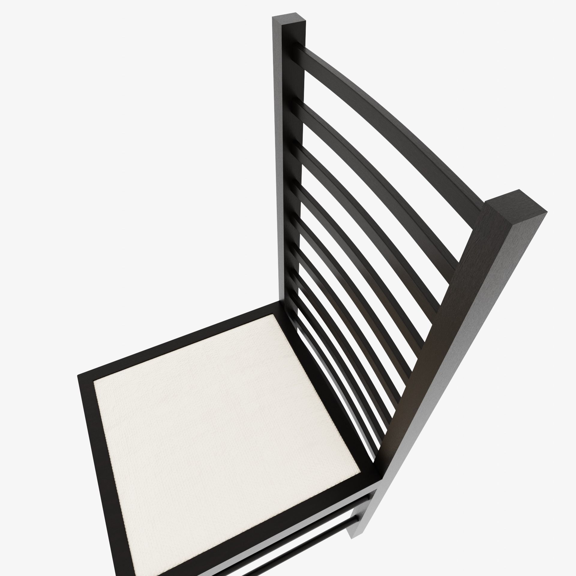 Mackintosh - Short Ladderback Chair 3D model | CGTrader