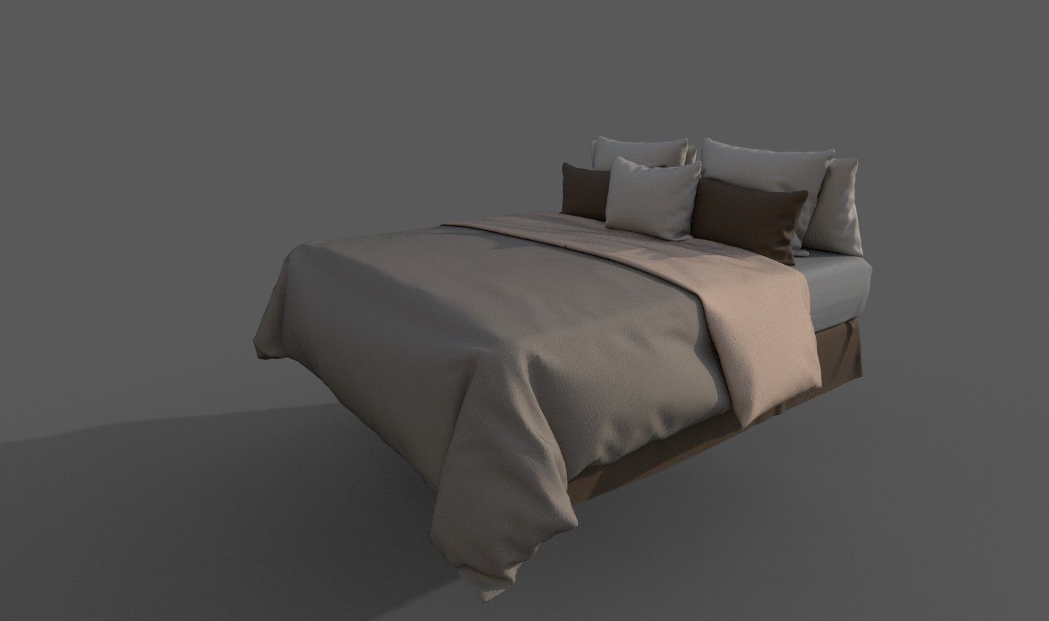 3D model Bed 3d Model With Texture VR / AR / low-poly | CGTrader