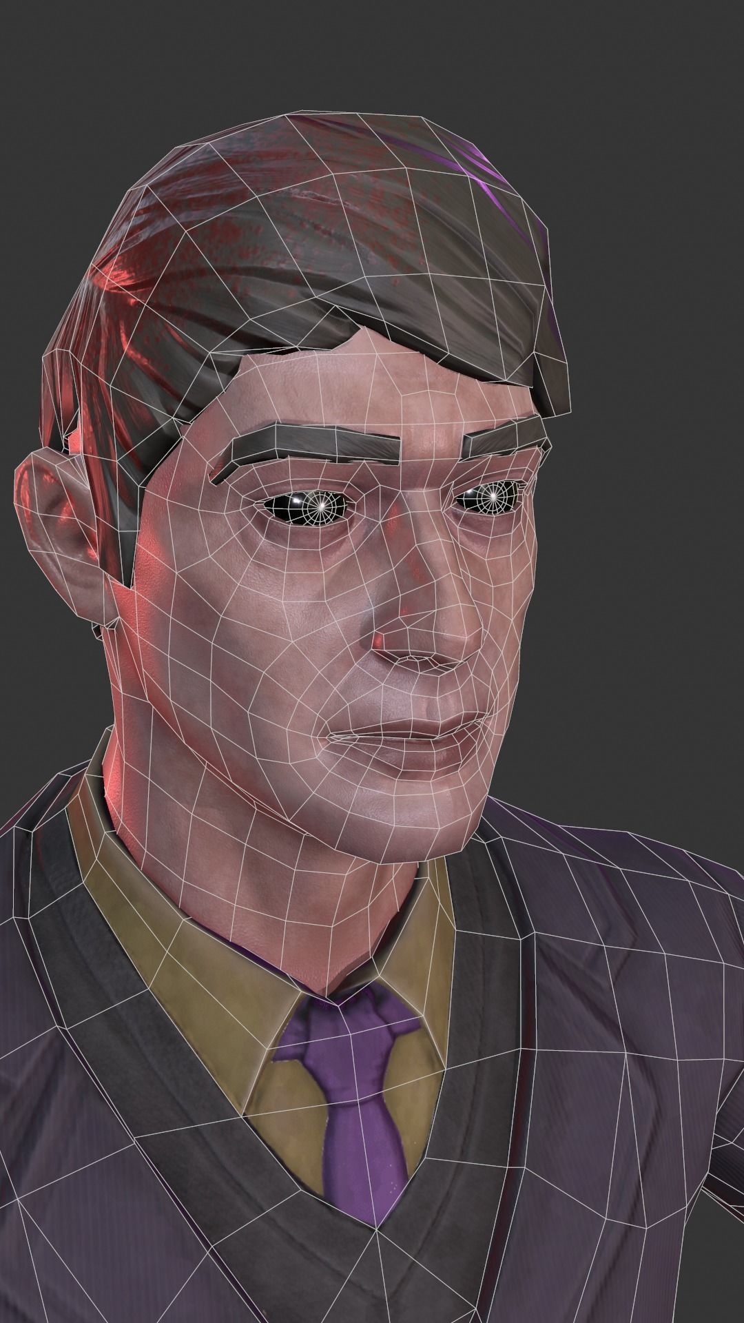 3D model Horror Man Character VR / AR / low-poly | CGTrader