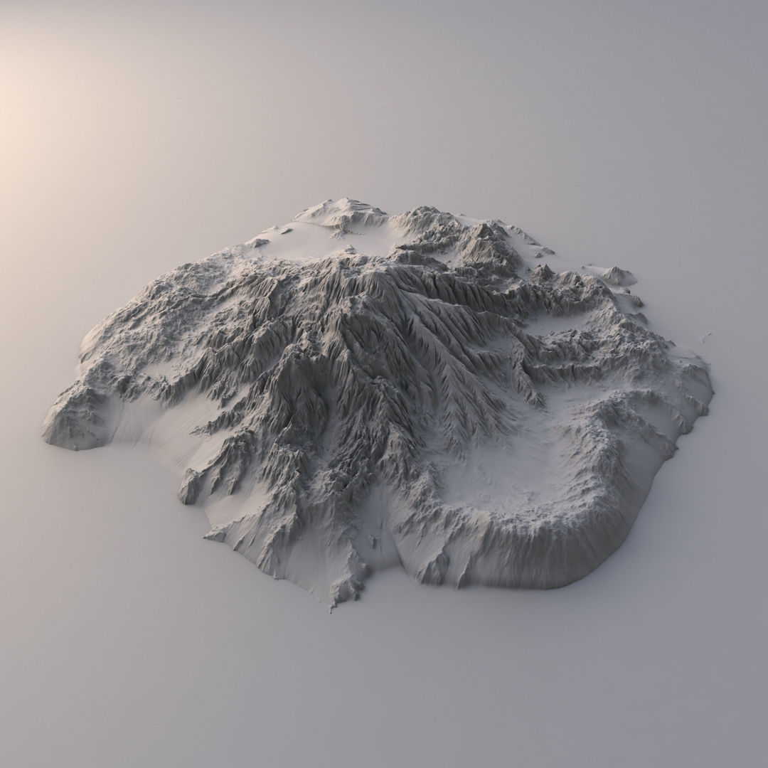 3D model Tropical Island Terrain 7 VR / AR / low-poly | CGTrader