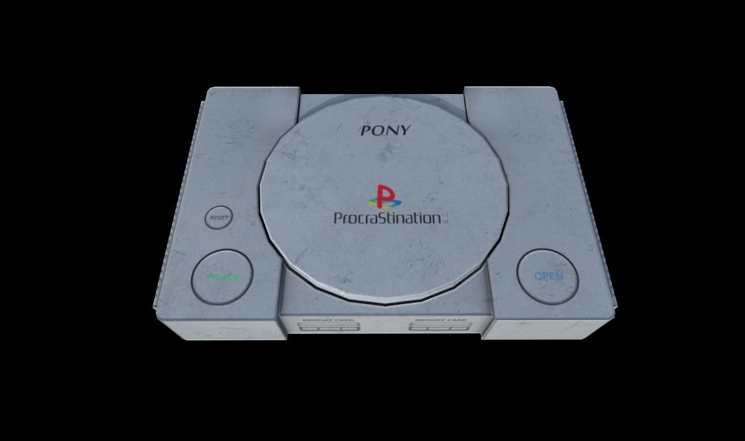 3D model CDs Video Games Consoles and VHS Pack VR / AR / low-poly ...