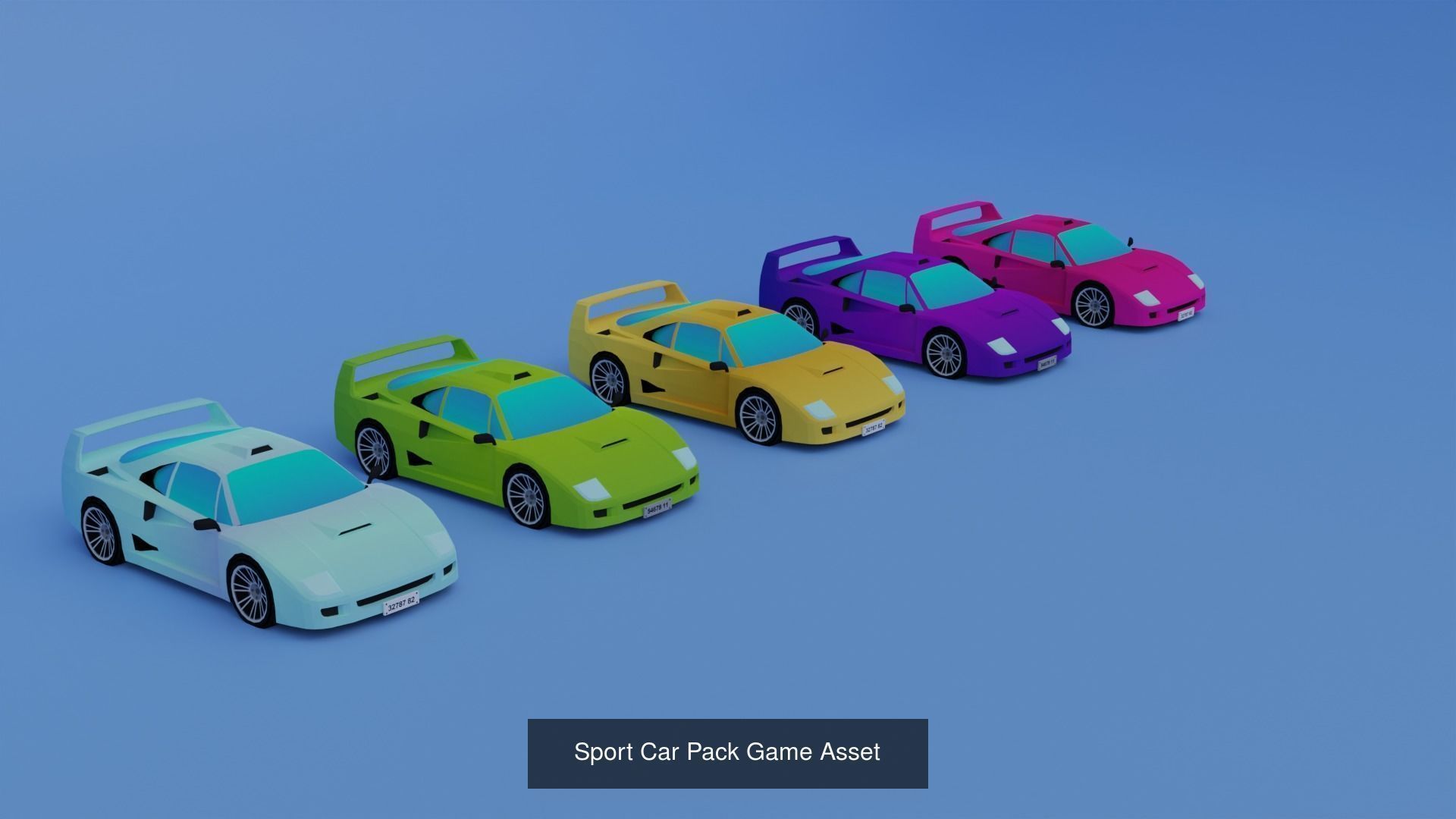 3D Model Collection Huge Car Pack Game Asset VR / AR / low-poly | CGTrader